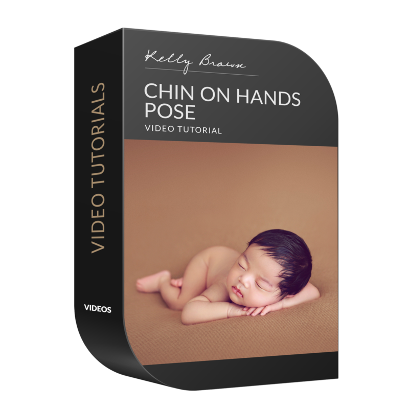 Chin on Hands - Tutorials - Newborn Posing