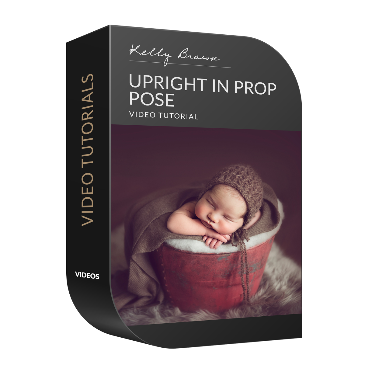 Upright in Prop - Tutorials - Newborn Posing