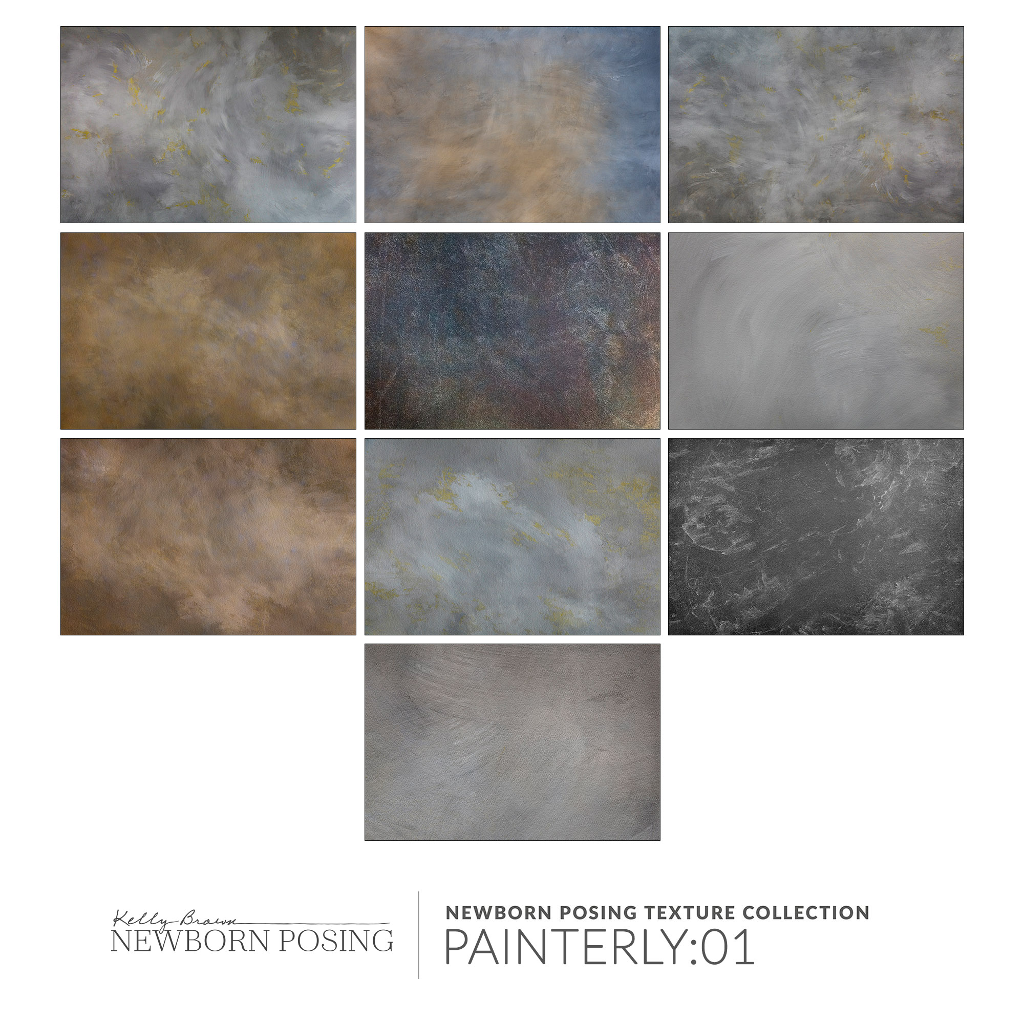 Painterly Texture Collection : 01 - Newborn Posing