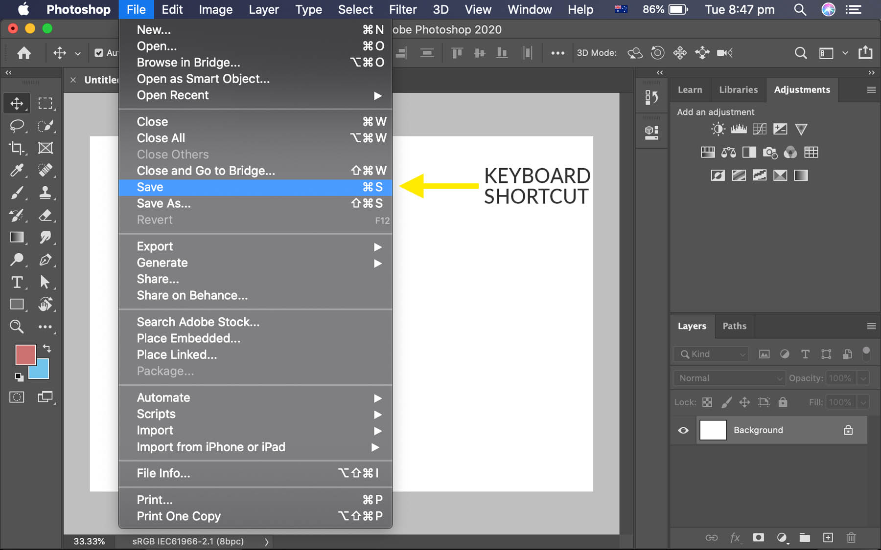 Photoshop Tips for Beginners - Photoshop Workspace - Newborn Posing