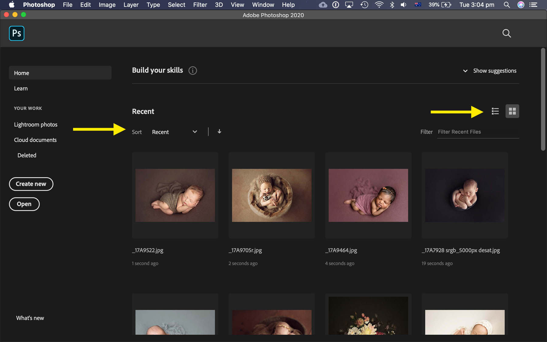 Photoshop Tips for Beginners - Photoshop Workspace - Newborn Posing
