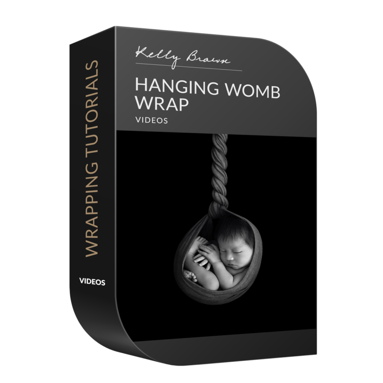 Hanging Womb Wrap for Newborn Photographers - Newborn Posing