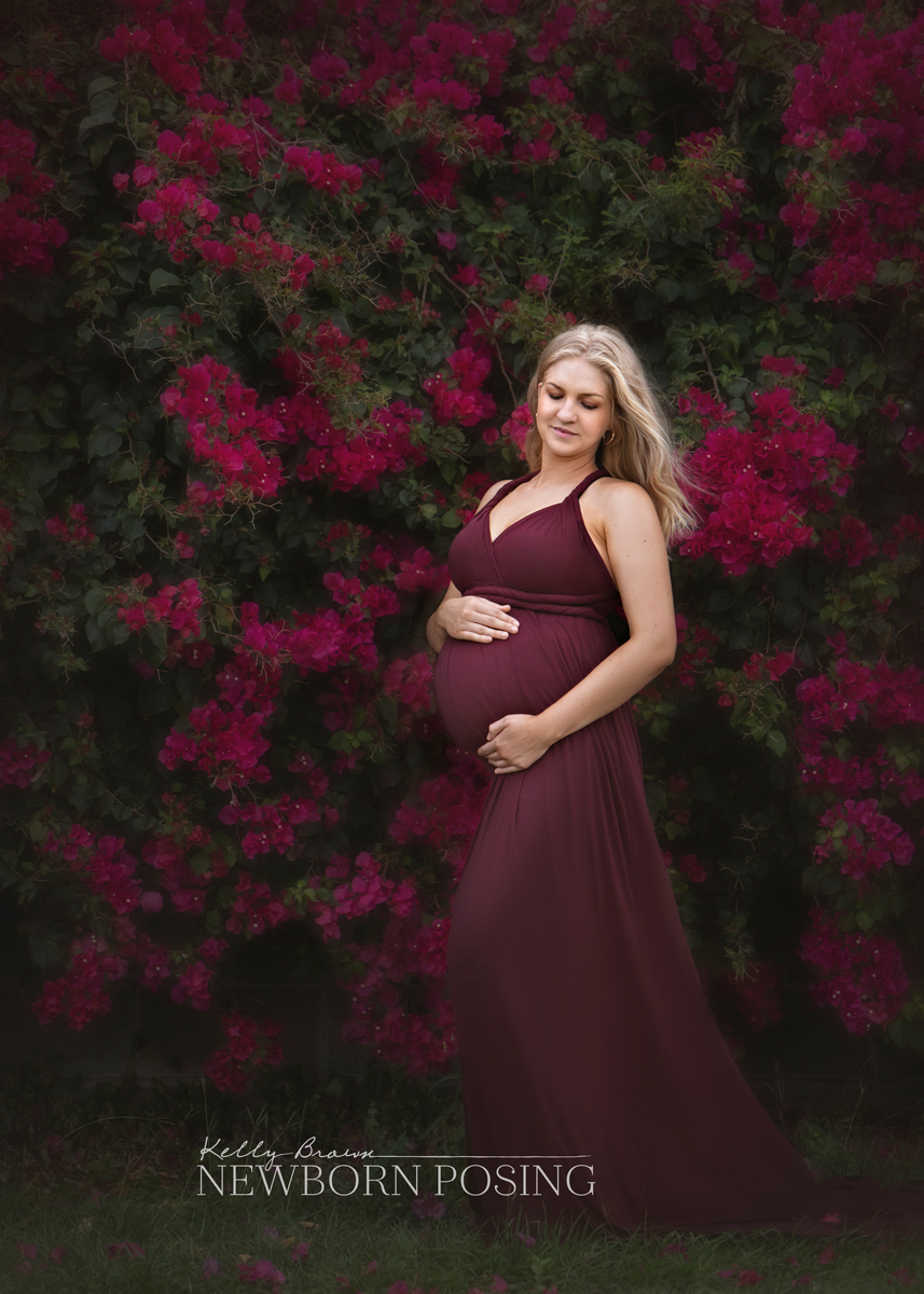 Outdoor Maternity - Newborn Posing