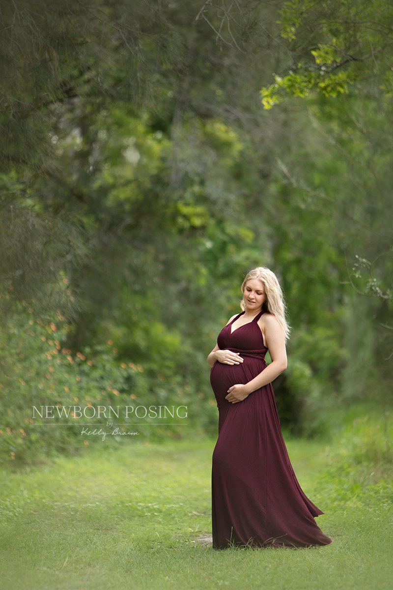 Outdoor Maternity - Newborn Posing