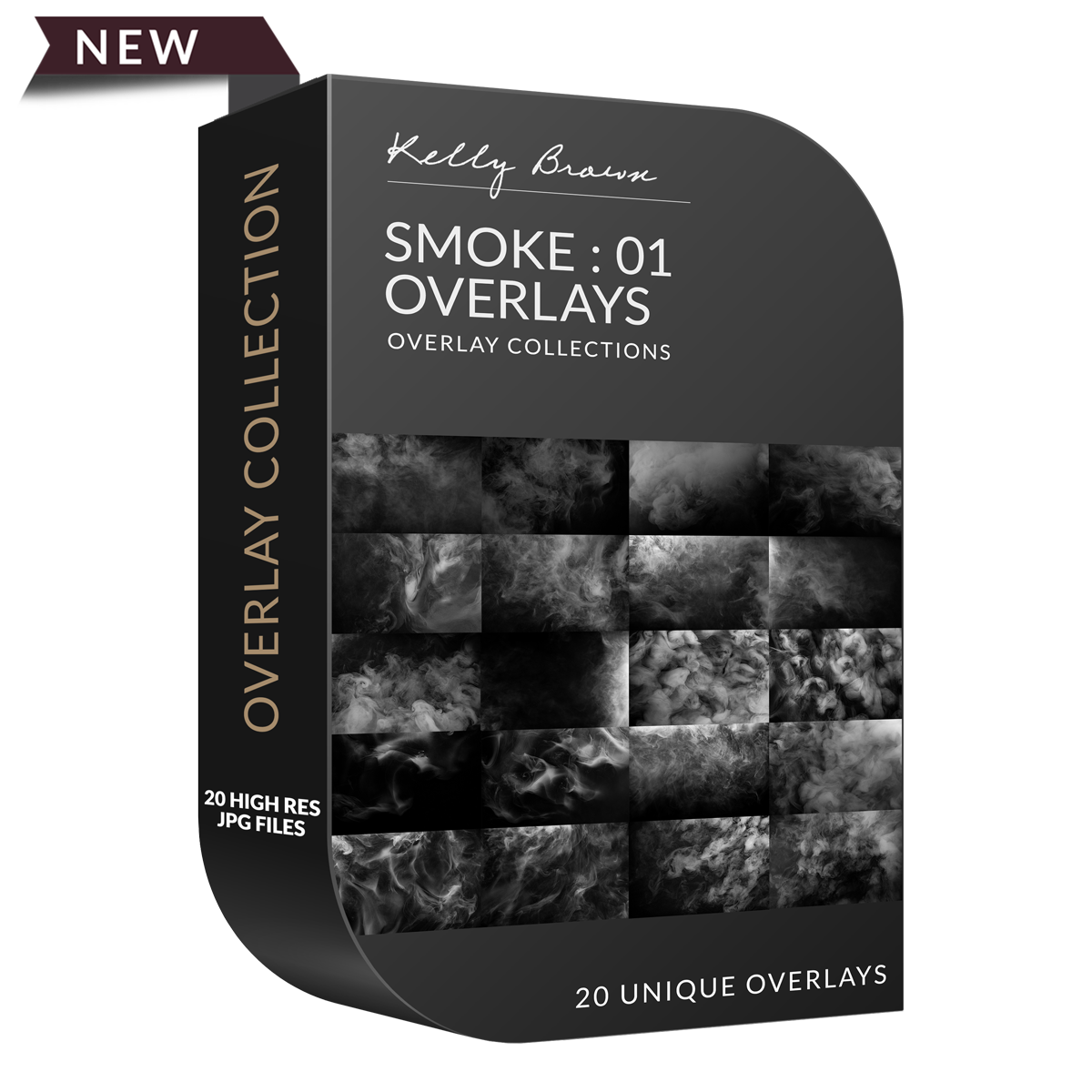 Smoke Overlay Texture Collection : 01 - Newborn Posing