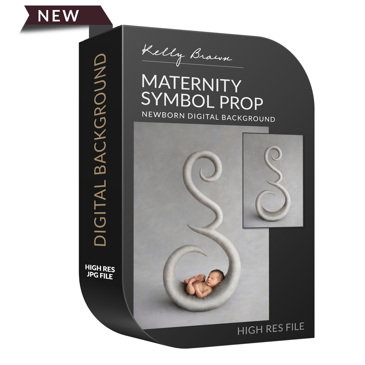 Maternity Symbol Prop Digital Background - Newborn Posing