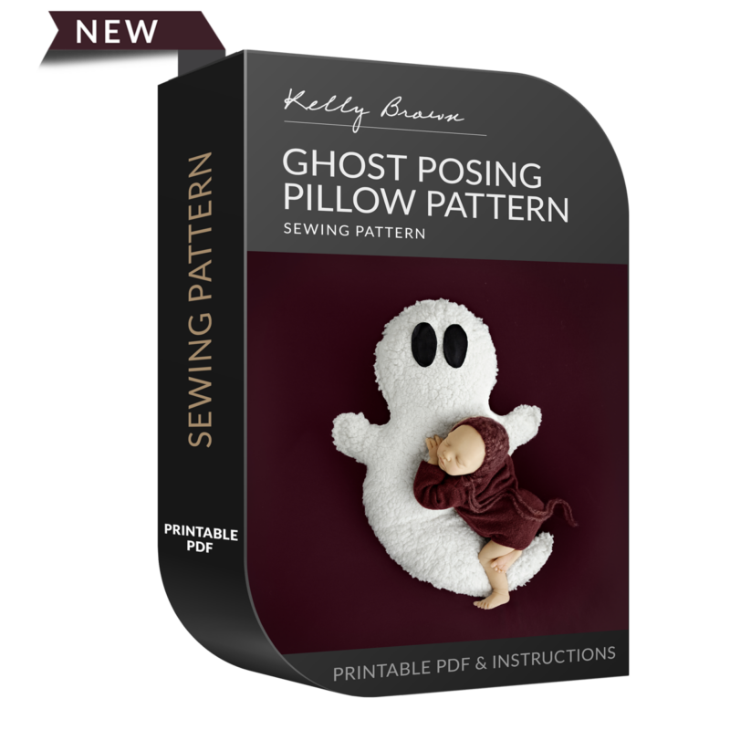 Ghost Pillow Sewing Pattern - Newborn Posing